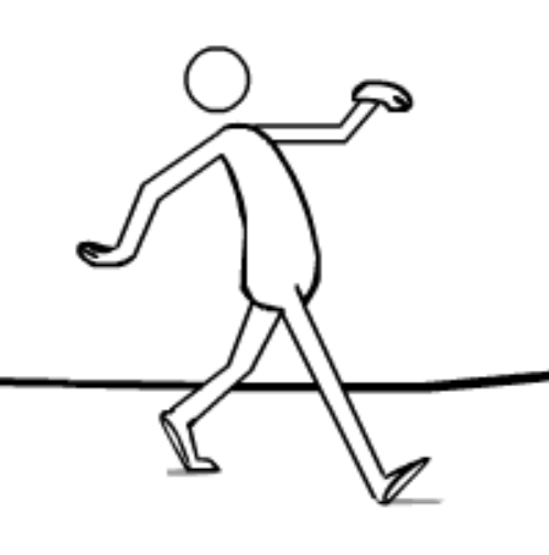 Jaunty Walk Cycle Practice by margob707 on DeviantArt