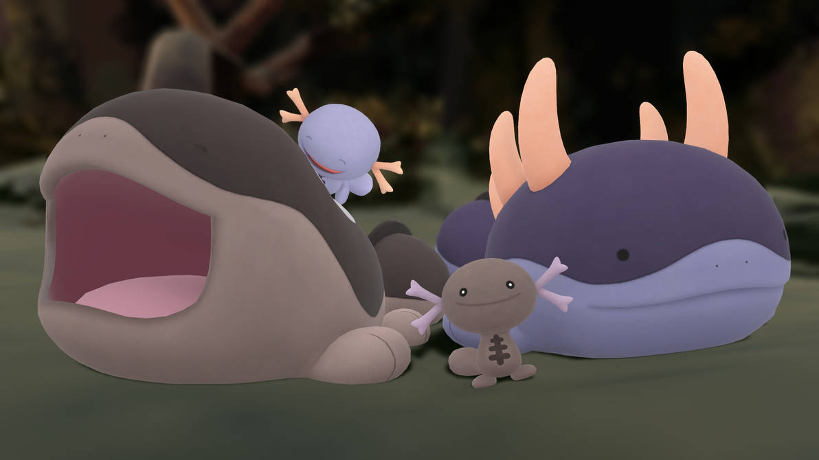 MMD Pokemon - Paldean Wooper and Clodsire DL by MovieMakerX on DeviantArt