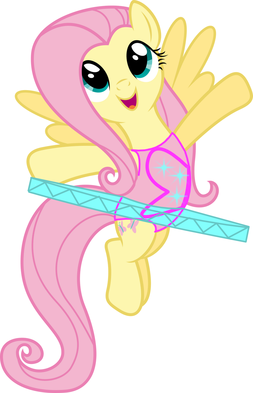 Fluttershy in A Tutu by justphase on DeviantArt