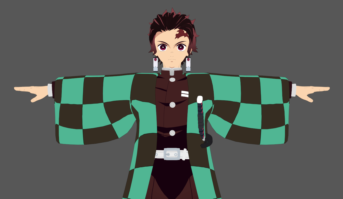My Tanjiro Model (VRCHAT) by NotThisJin on DeviantArt