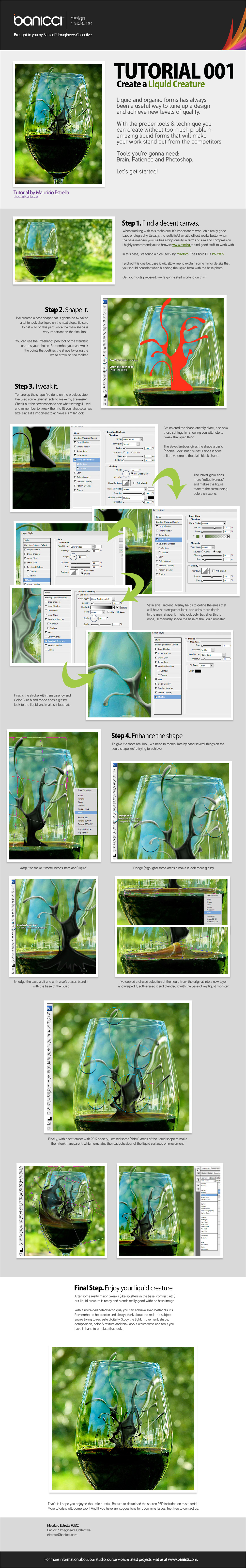 Tutorial 001 - Liquid Creature by banicci on DeviantArt