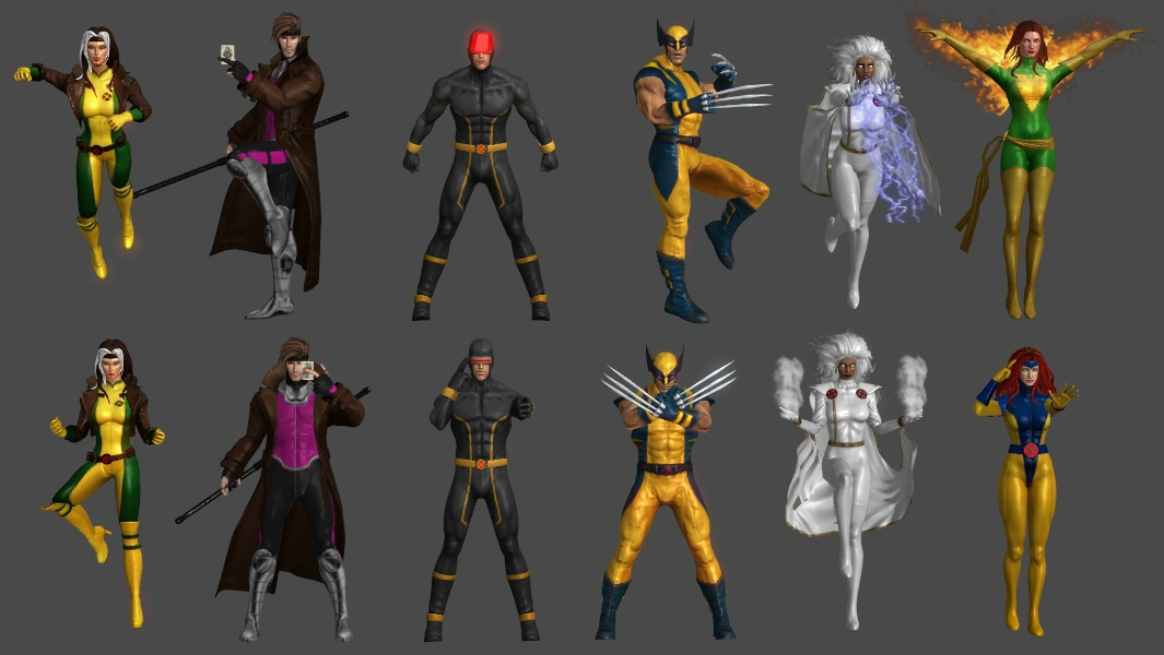 X-Men Pose Pack by WildGold on DeviantArt