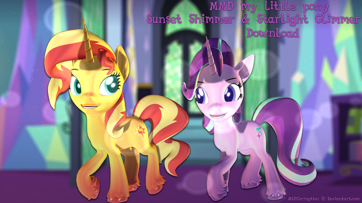 {MMD} Sunset and Starlight V2 + DL (UPDATED) by AstriaDawn on DeviantArt
