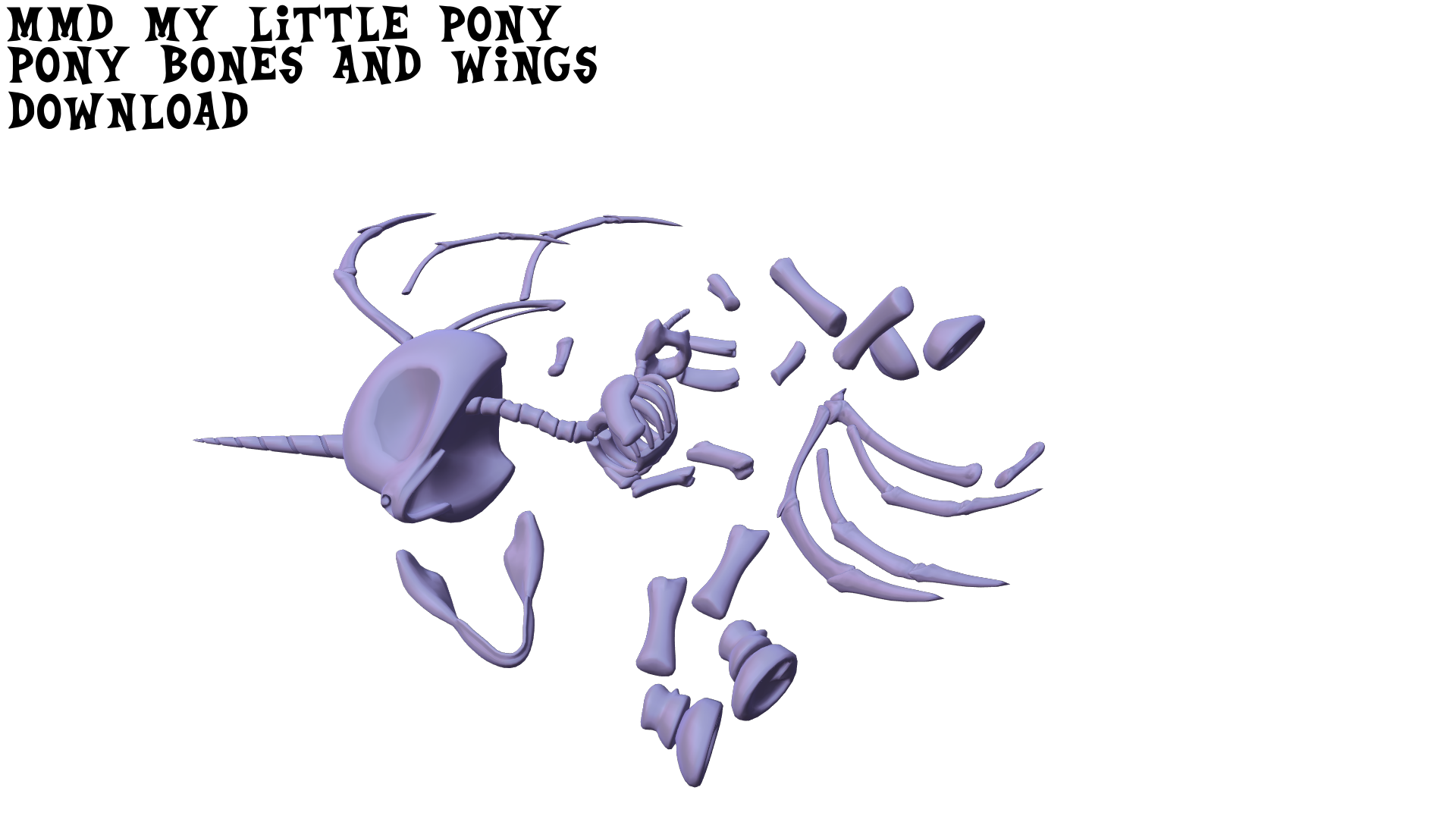 {MMD} Pony Bones + DL by AstriaDawn on DeviantArt