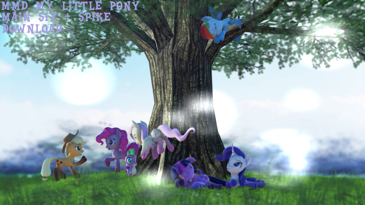 {MMD} M6 and Spike V3 + DL (UPDATE) by AstriaDawn on DeviantArt