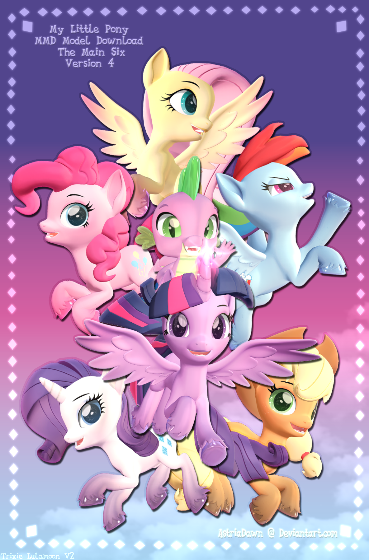 MMD Download - Main Six V4 by AstriaDawn on DeviantArt