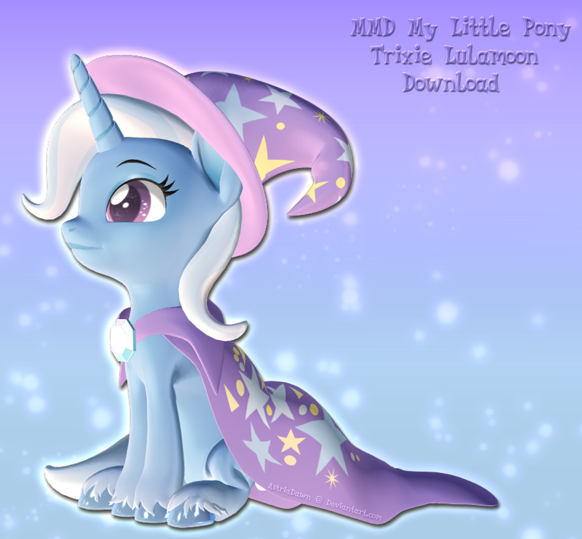 {MMD} Trixie Lulamoon V2 + DL by AstriaDawn on DeviantArt