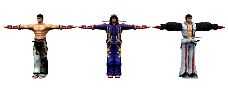 TEKKEN 5 - Models (T-Pose) by DavidChikardi on DeviantArt