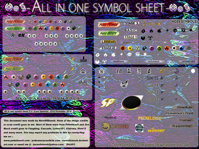 All in 1 Symbol Sheet V.2 PSD. by HeroOfSinnoh on DeviantArt