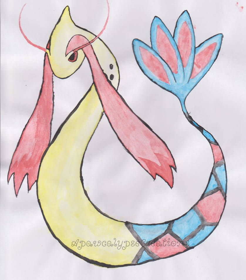 Milotic Watercolor by ApawcalypseCreations on DeviantArt