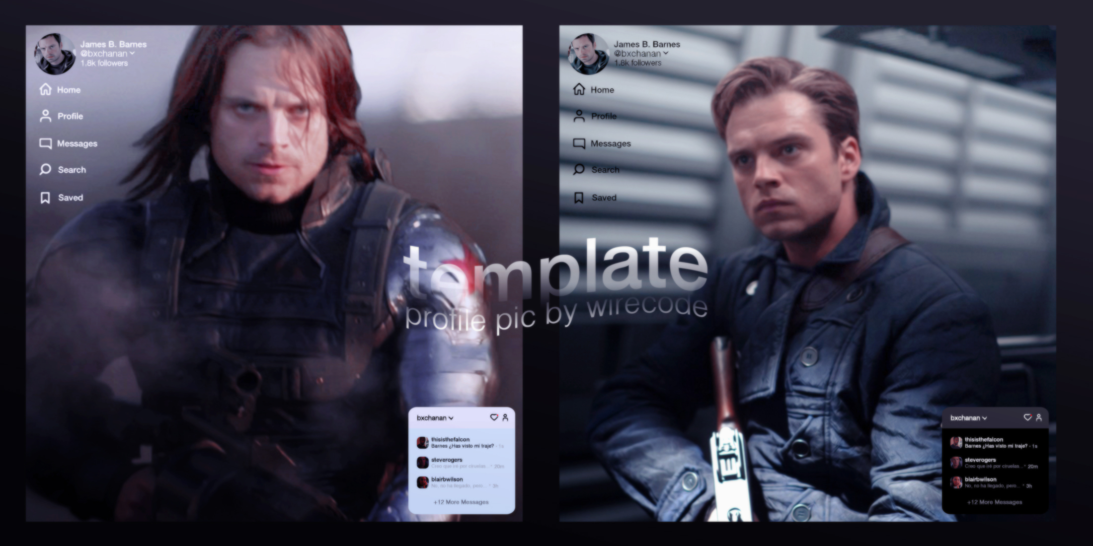 PROFILE TEMPLATE | BUCKY BARNES by fonettidxrling on DeviantArt