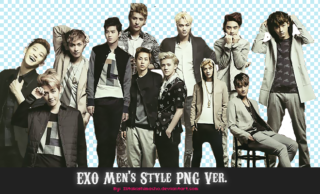 EXO Men's Style PNG.Ver by IliTakishimaCho on DeviantArt