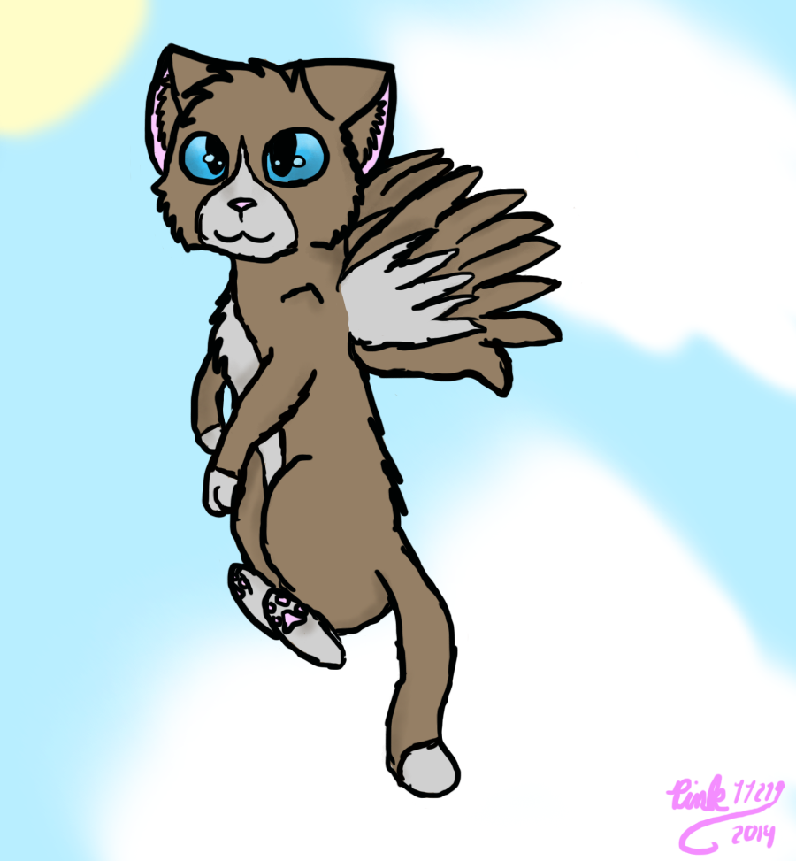 Flying Cat by cactus-child on DeviantArt