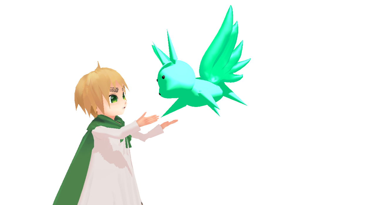 .:MMD:. Flying Mint Bunny + DL by FrostyChica on DeviantArt