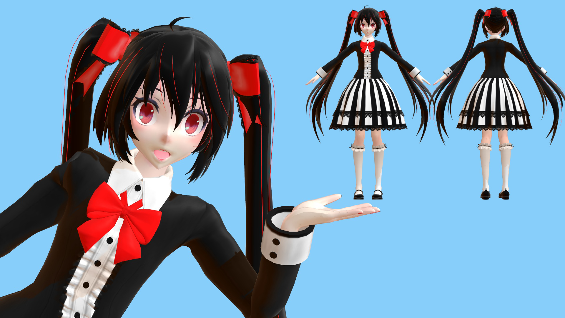 TDA Gothic Zatsune DL by FrostyChica on DeviantArt