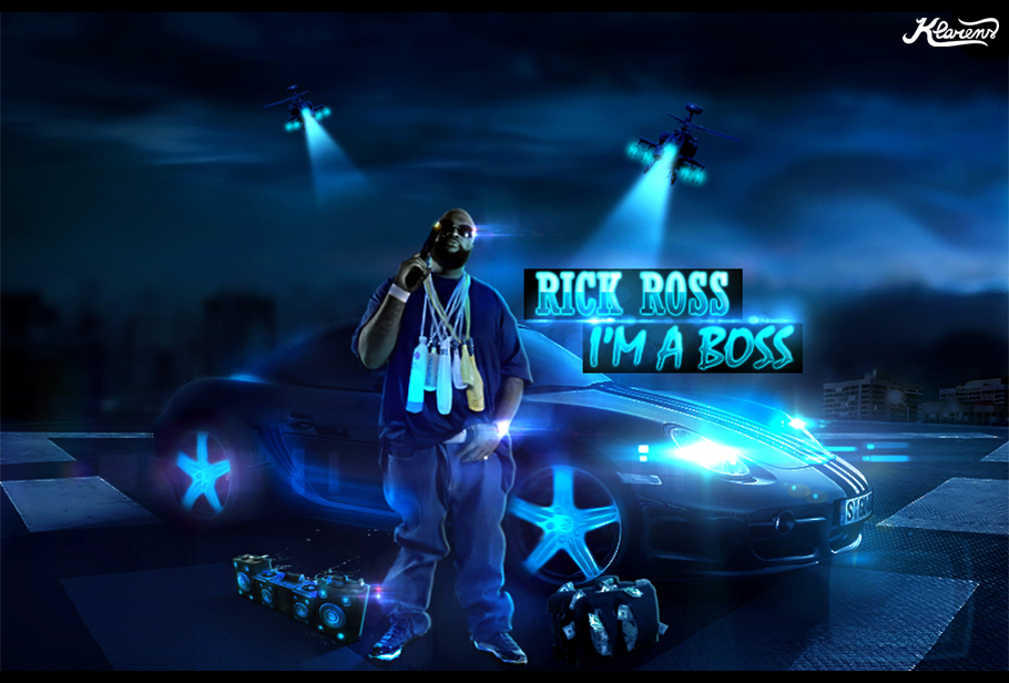 Rick Ross Hip Hop Wallpaper FREE PSD TEMPLATE by KlarensM on DeviantArt