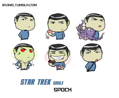 Star Trek Spock Smiles by IrvinIS on DeviantArt