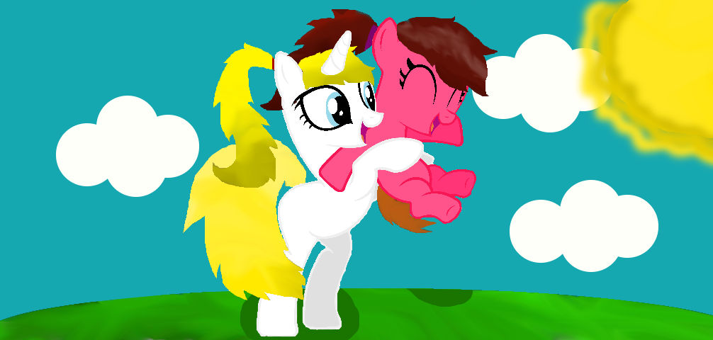 Glimmer and her little buddy! by Magi-Catt on DeviantArt