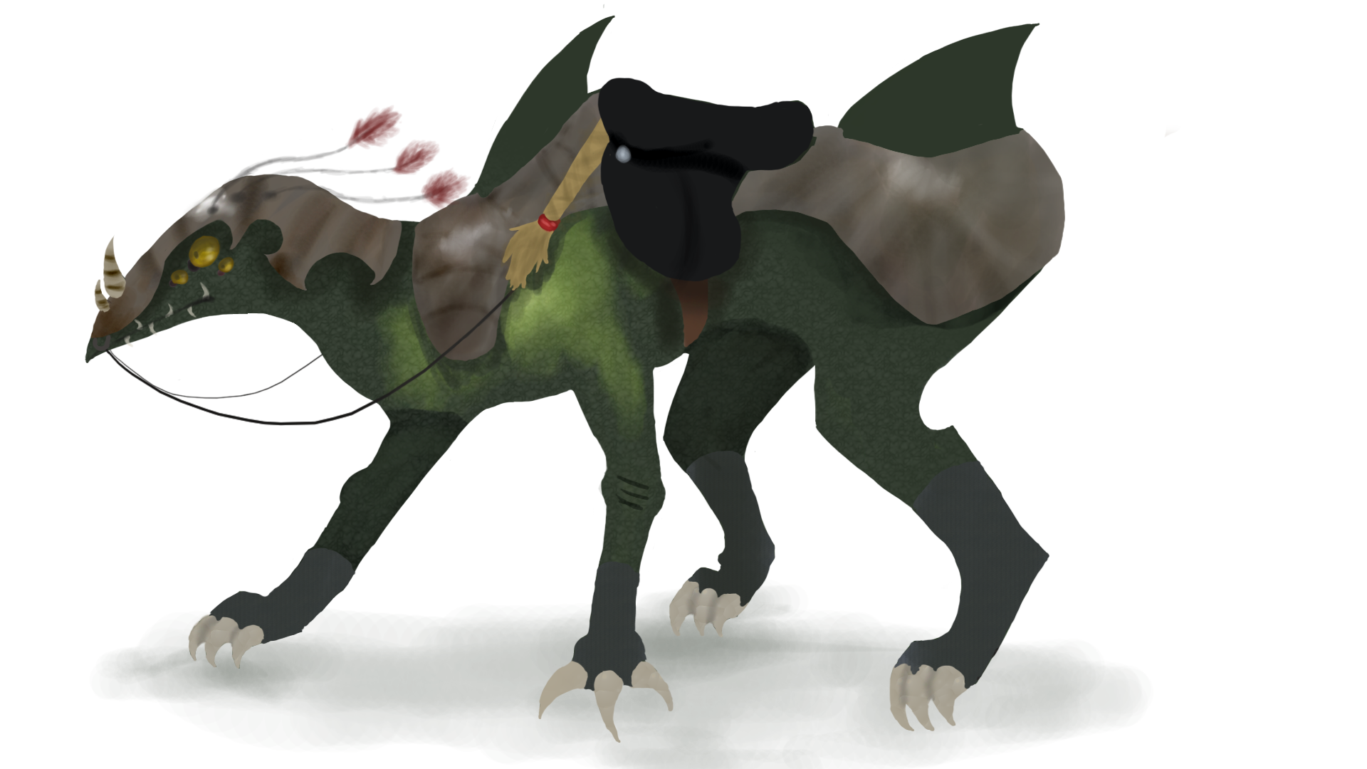 Lizard warrior concept art by Alice-darkfernus on DeviantArt