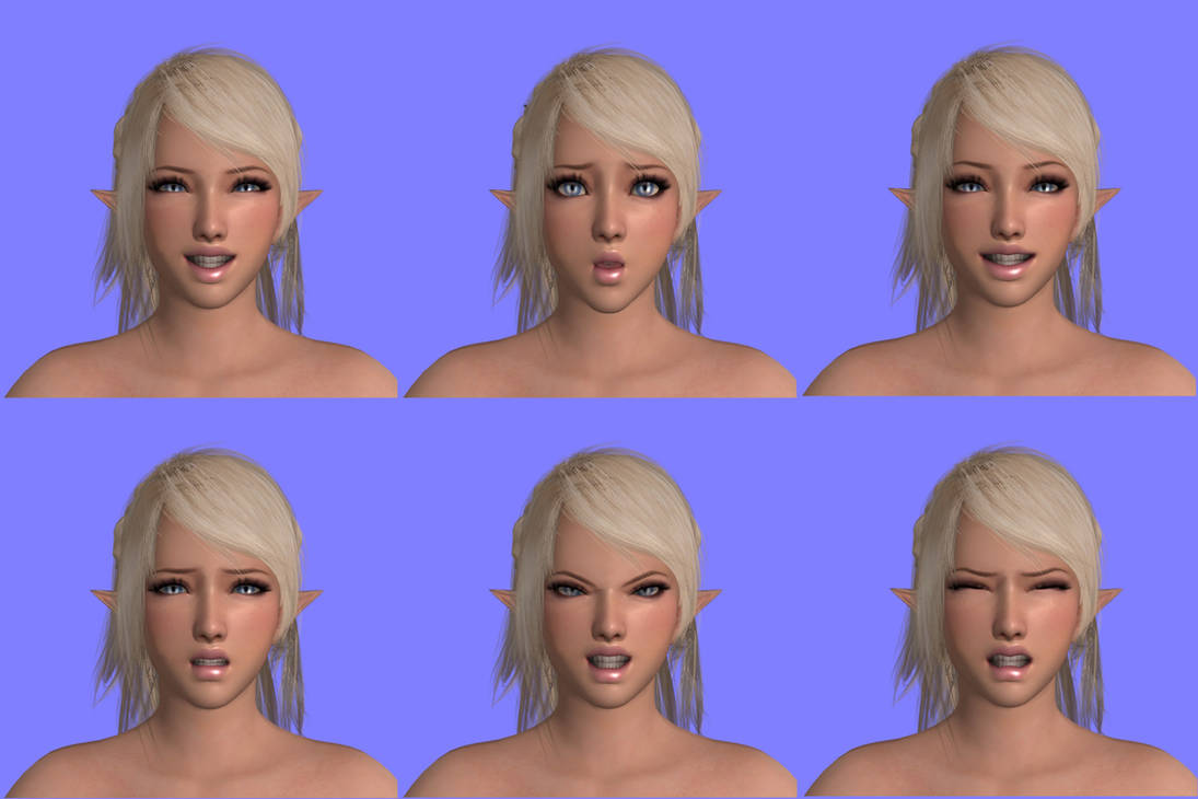 Astrea Face Poses 2 by bradpigg on DeviantArt