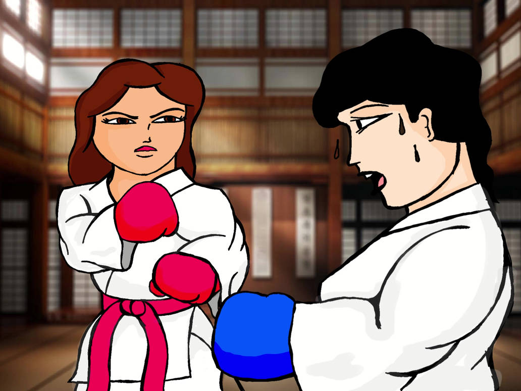 Karate Woman kick in the face by Soldier2000 on DeviantArt
