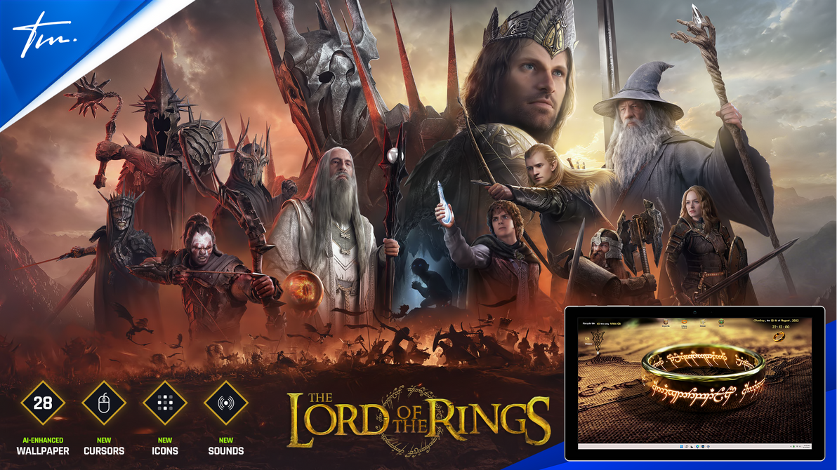 The Lord of the Rings Windows Theme by ThematicMarket on DeviantArt