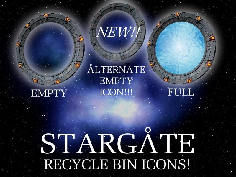 Stargate Recycle Bin Icons NEW by trebory6 on DeviantArt