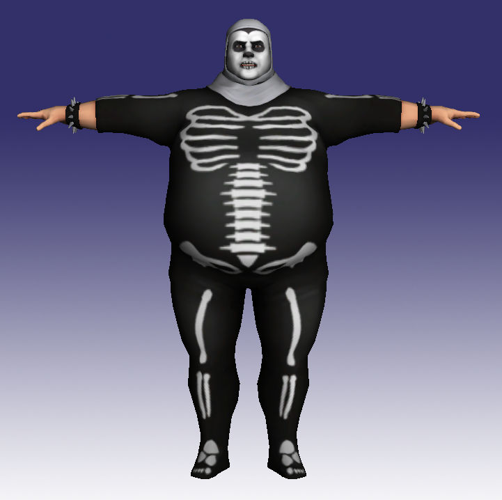 Cobra Kai Video Game - Fat Skeleton by NaruHinaFanatic on DeviantArt