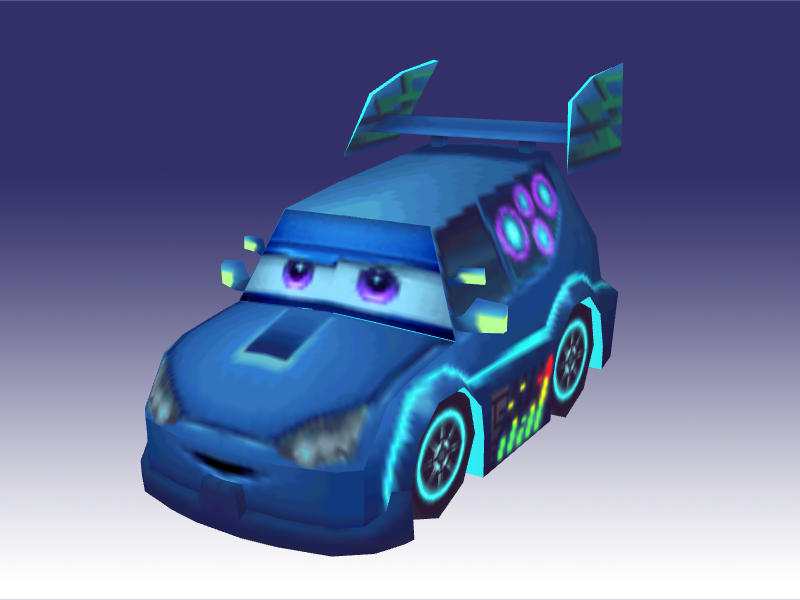 Cars NDS - DJ (Main Menu) by NaruHinaFanatic on DeviantArt