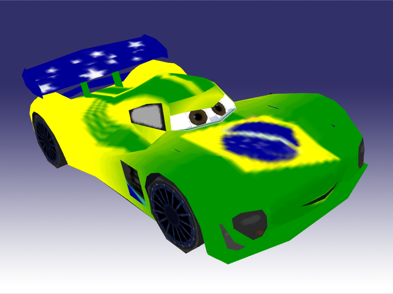 Cars 2 NDS - Brazilian Carla Veloso by NaruHinaFanatic on DeviantArt