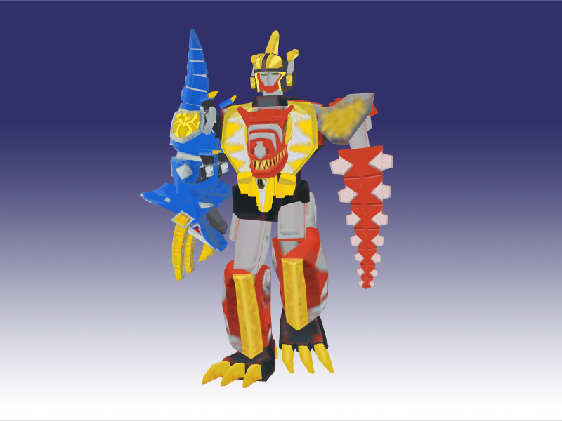 PR Dino Thunder - Thundersaurus Megazord by NaruHinaFanatic on DeviantArt