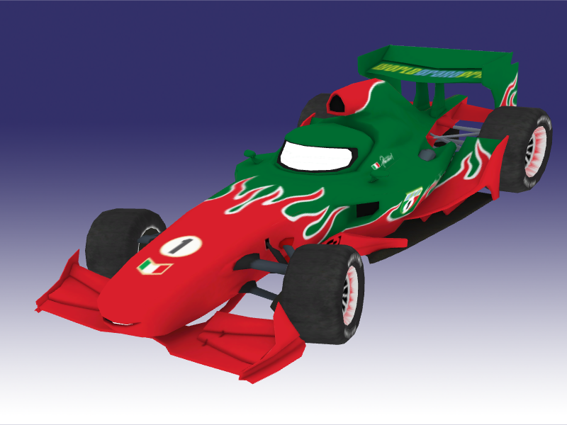 Cars 2 VG Mod: Hotrod Francesco by NaruHinaFanatic on DeviantArt