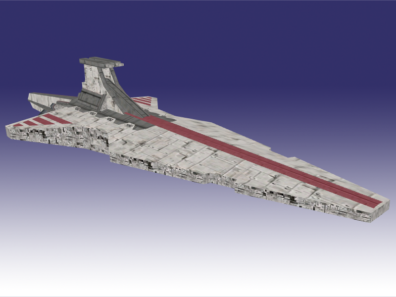 Star Wars: ROTS - Republic Star Destroyer by NaruHinaFanatic on DeviantArt