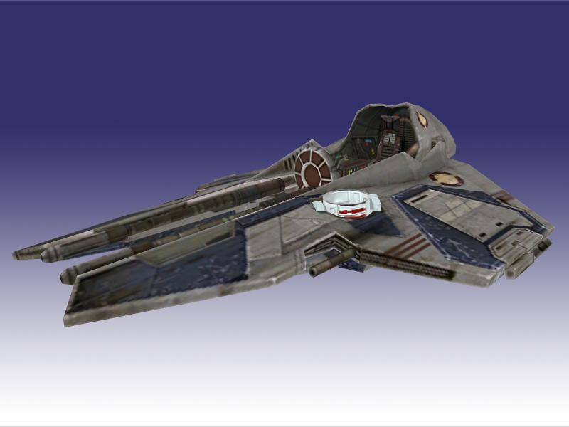 Star Wars: ROTS - Enemy Jedi Starfighter by NaruHinaFanatic on DeviantArt