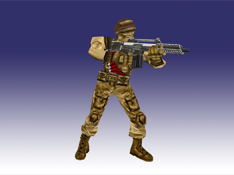 Army Men: Sarge's War - Tan Shotgunner by NaruHinaFanatic on DeviantArt