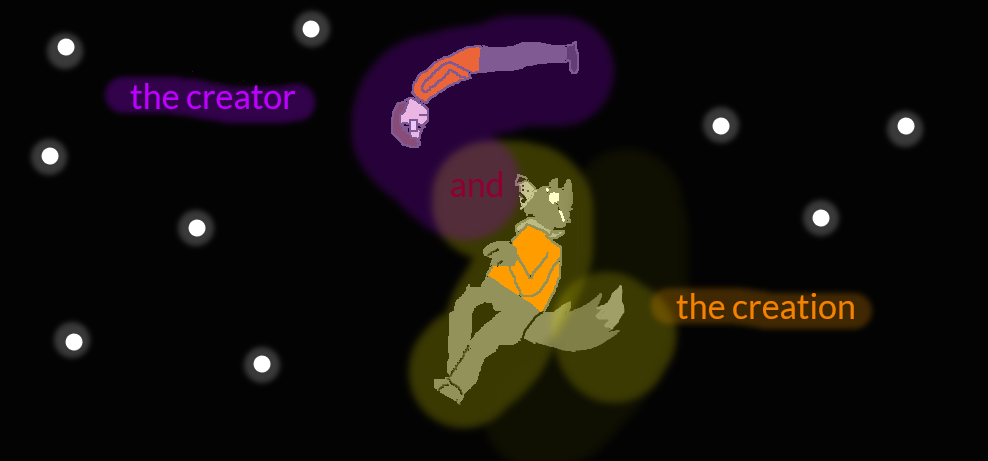 the creator and his creation by tvilleplayer on DeviantArt