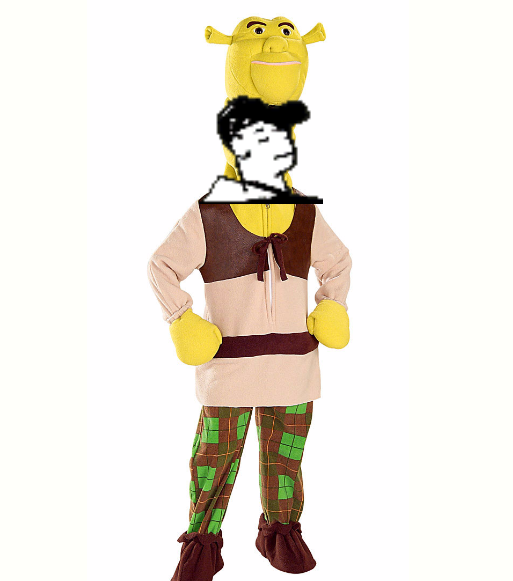 The Batter from OFF cosplaying as Shrek by AxonnFan2020 on DeviantArt