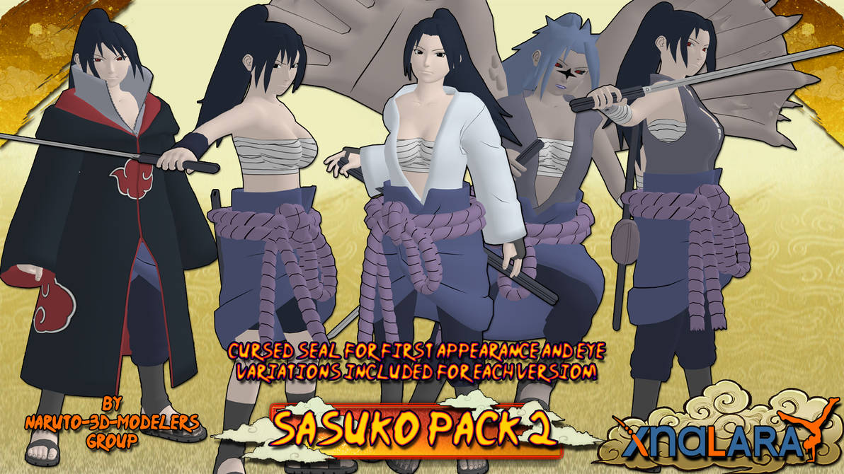 Naruto - SASUKO PACK 2! (FOR XPS) by MVegeta on DeviantArt