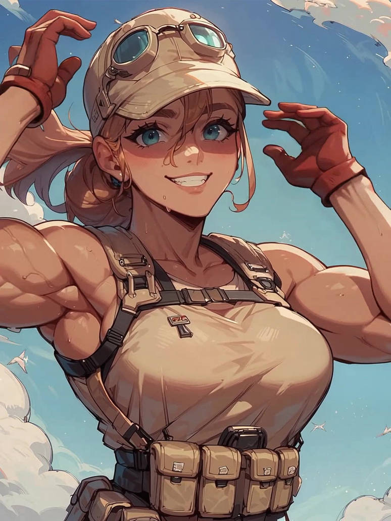 Muscle Girl By Kunlan On Deviantart