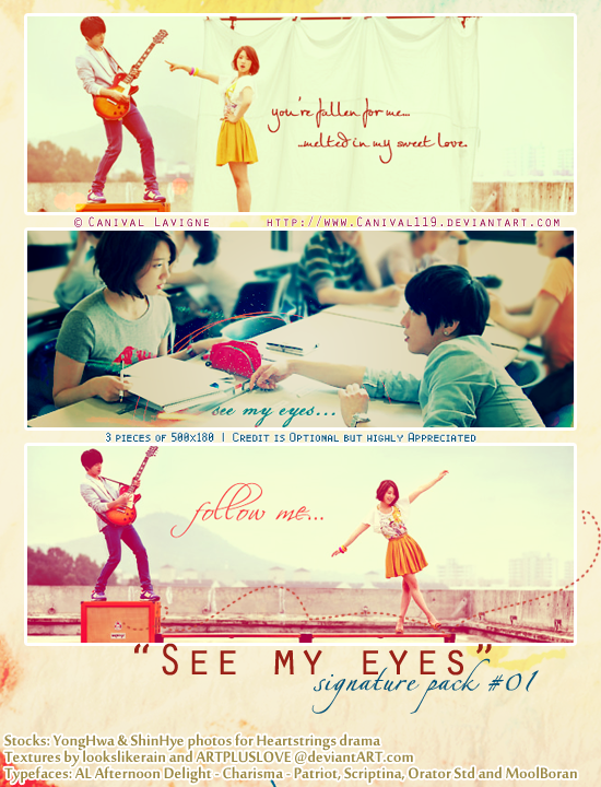 See My Eyes Sign Pack 01 by Canival119 on DeviantArt