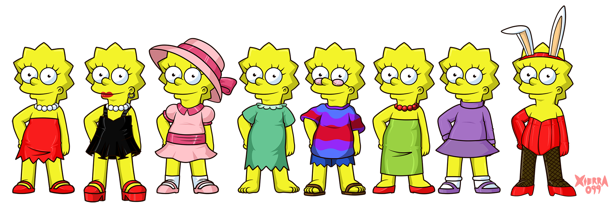 Lisa Outfits by Xierra099 on DeviantArt