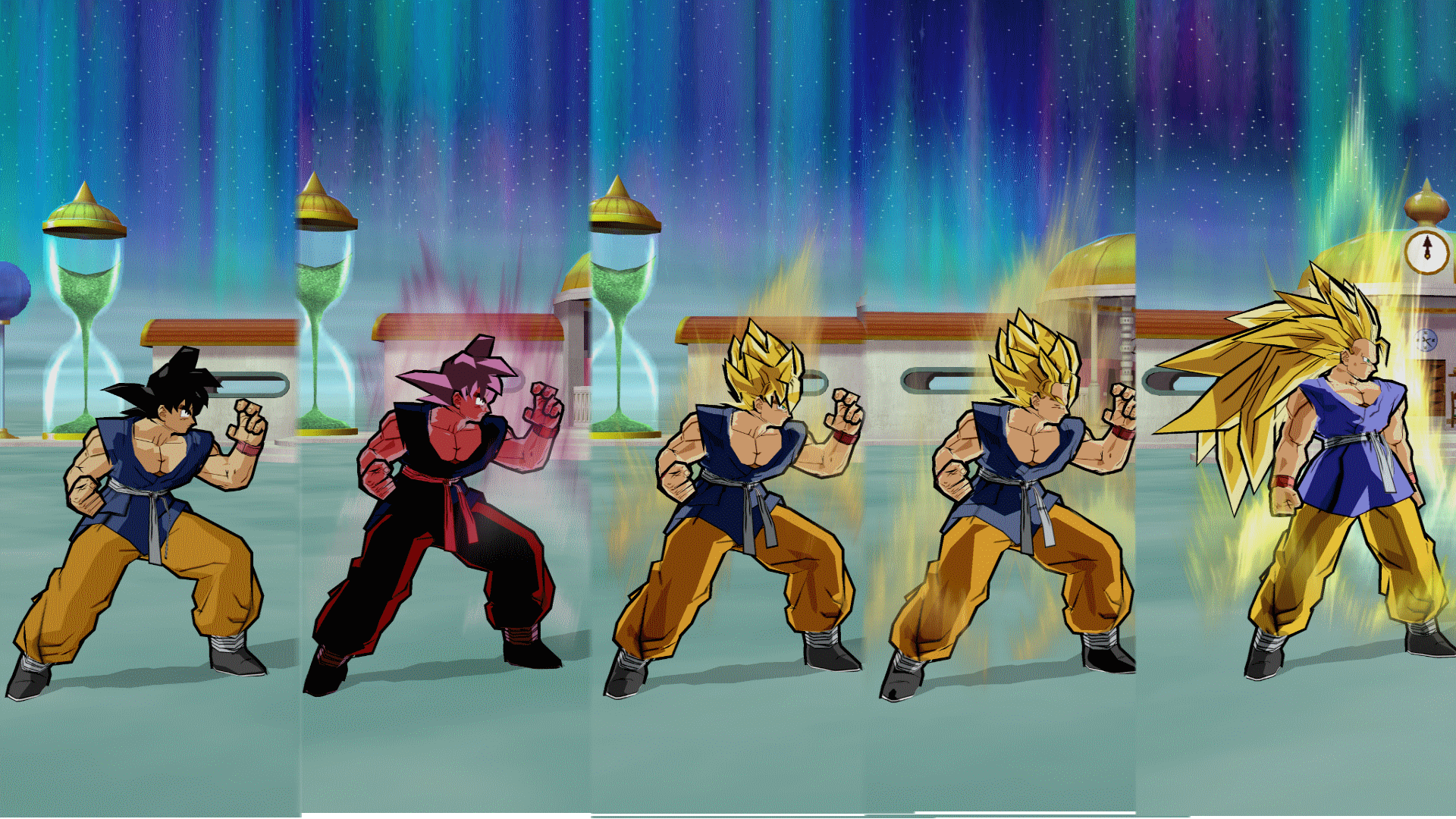 Goku (GT) (Adult) Base Form to SSJ3 by FrankieBloodshed on DeviantArt