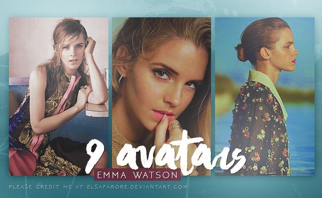 Avatars pack | Emma Watson by Elsafarore on DeviantArt