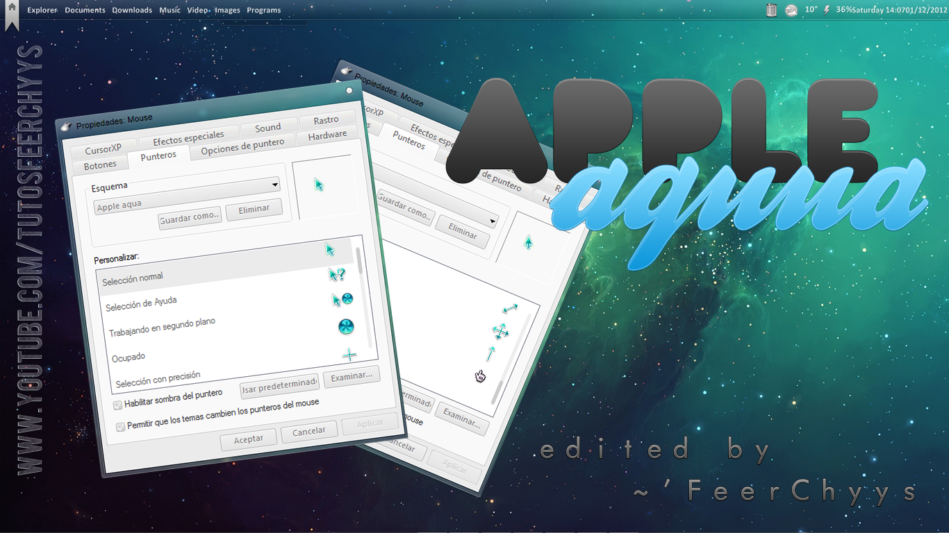 Cursor-Apple Aqua by FeerChyys on DeviantArt