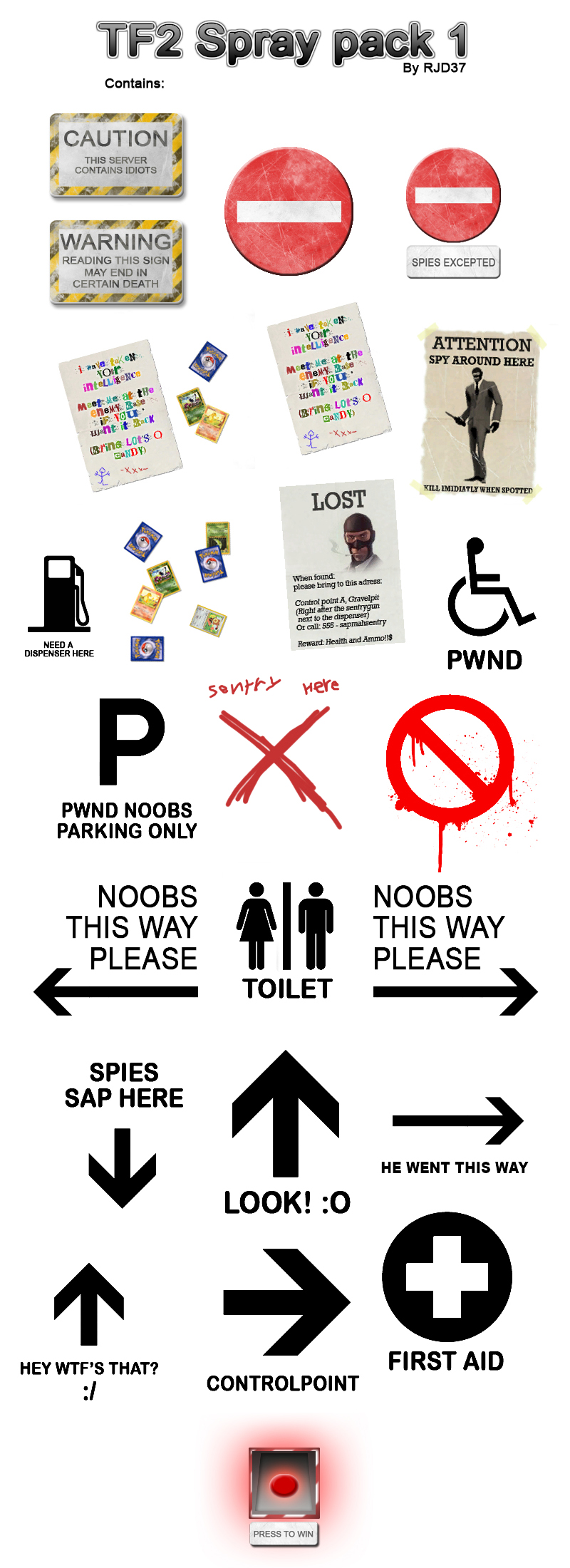 TF2 Spray pack 1 by RJD37 on DeviantArt