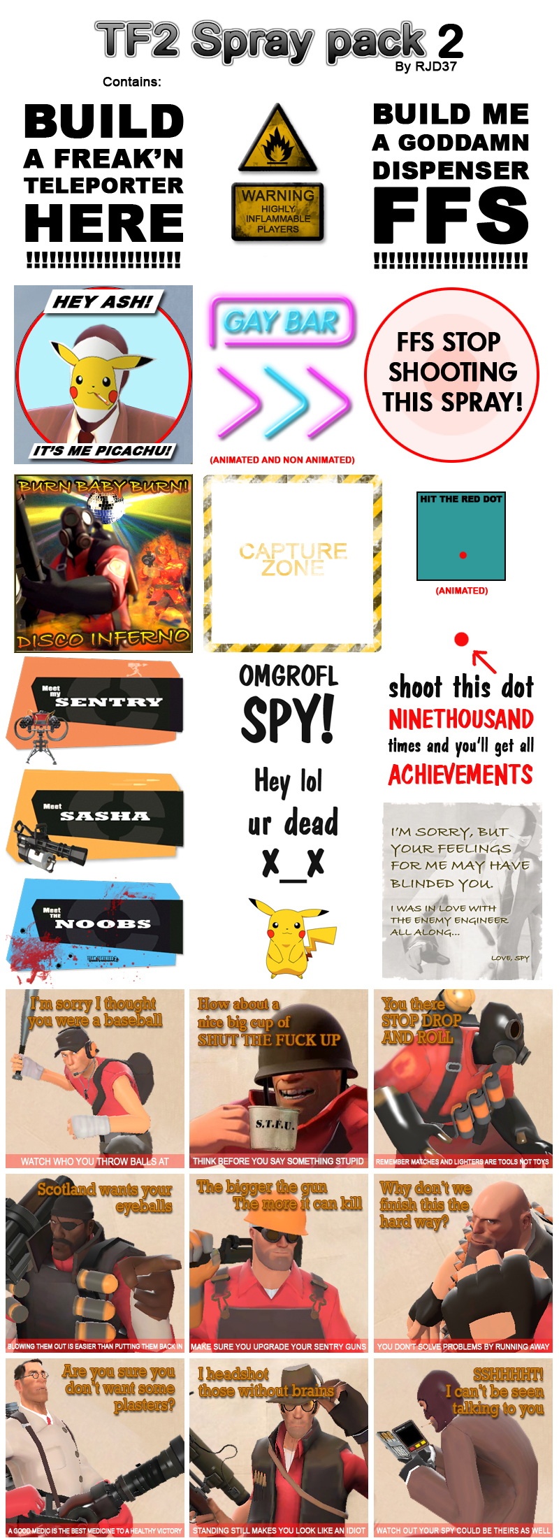 TF2 Spray pack 2 by RJD37 on DeviantArt