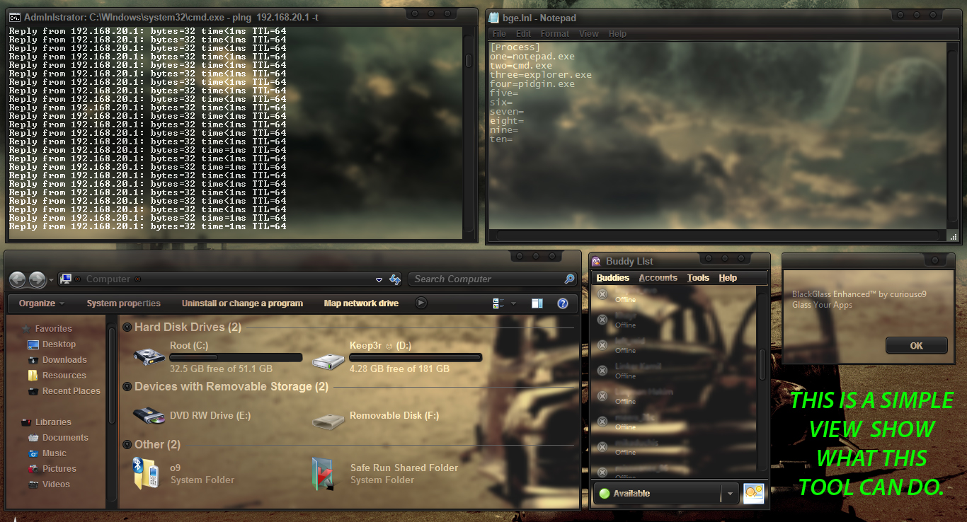Black Glass Enhanced v0.1 by curiouso9 on DeviantArt