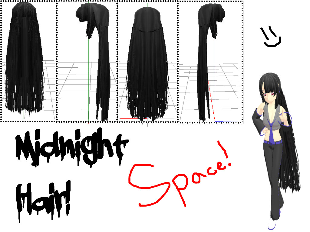 MMD: Midnight Hair + DL by MikuMikuLiv on DeviantArt