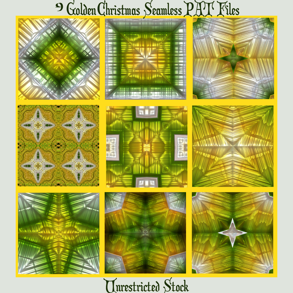 9 Golden Christmas Seamless PAT Files by Zepheryna on DeviantArt