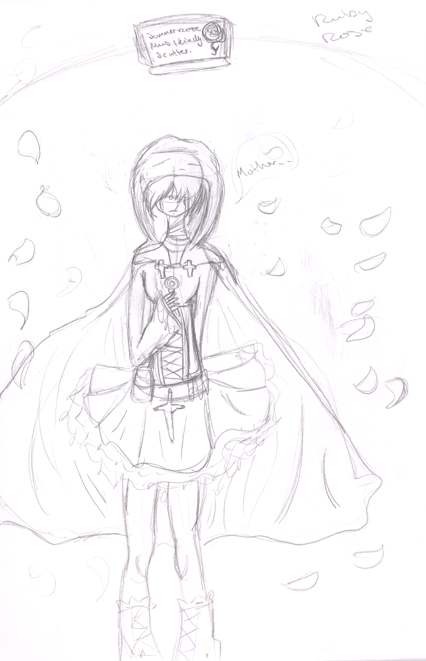 Ruby rose - red like roses grave. by lonelynharmonia on DeviantArt